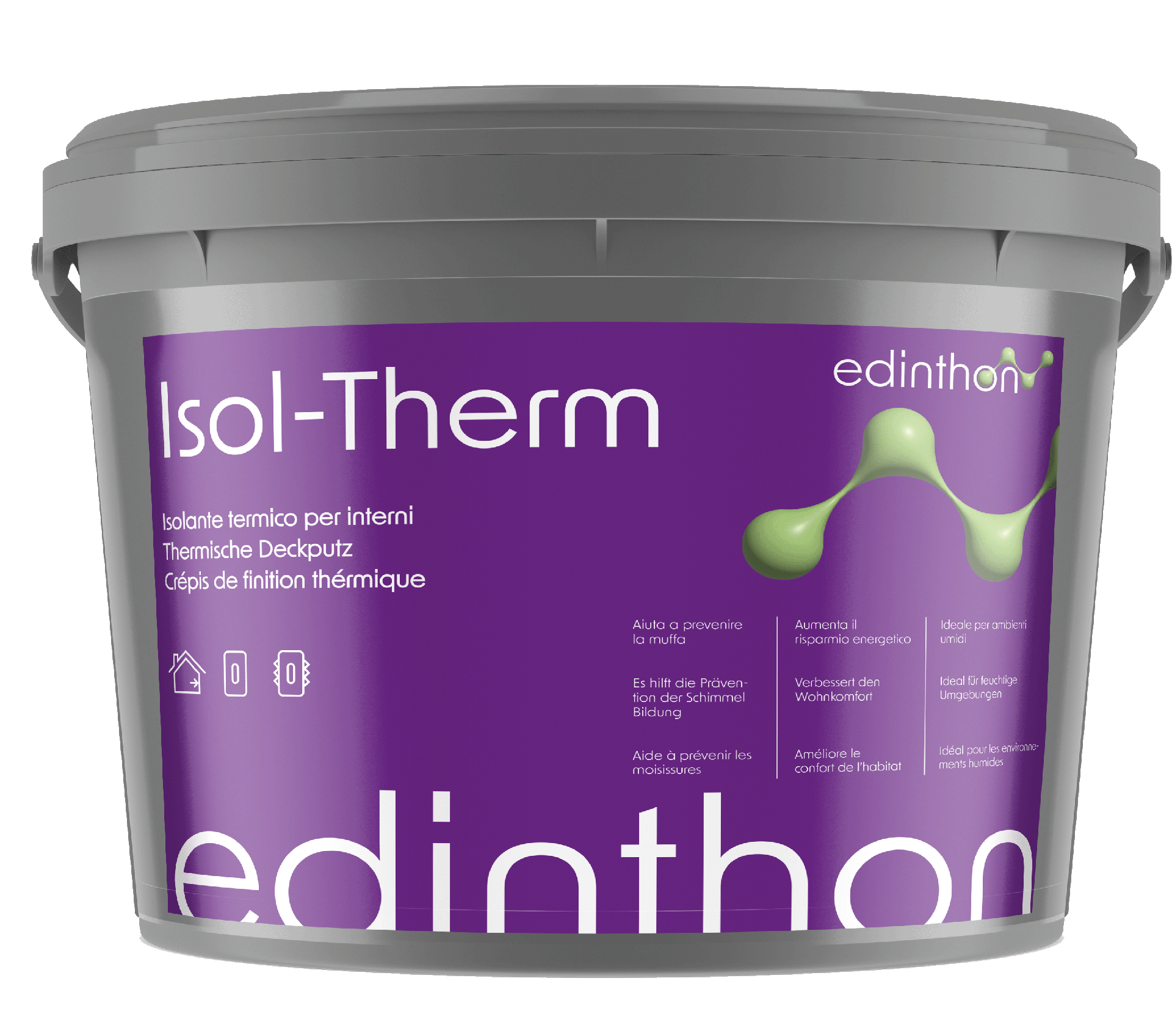 Isol-Therm - Intonaco Termico per Interni | edinthon Vernici